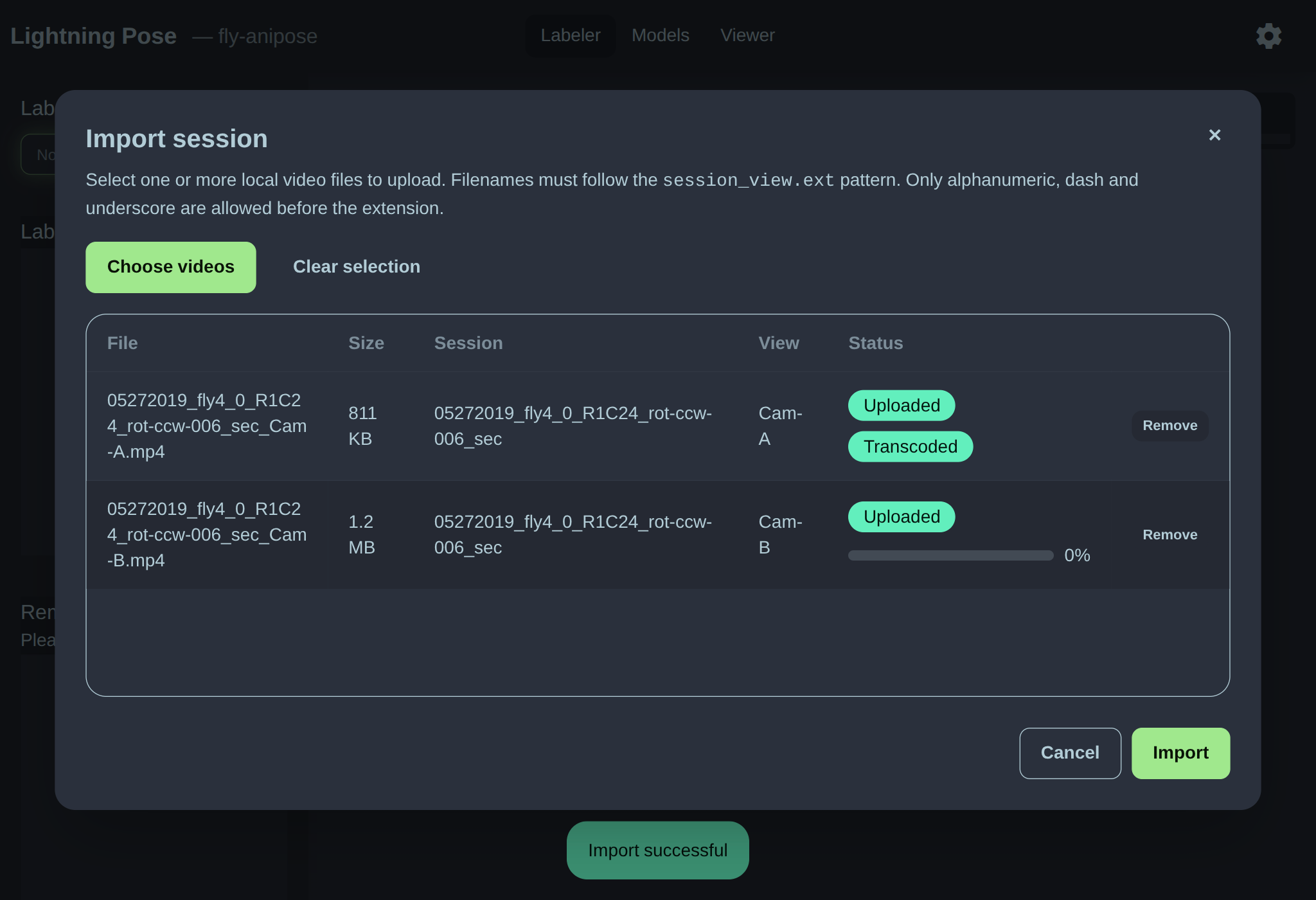 Create your first project — lightning-pose documentation
